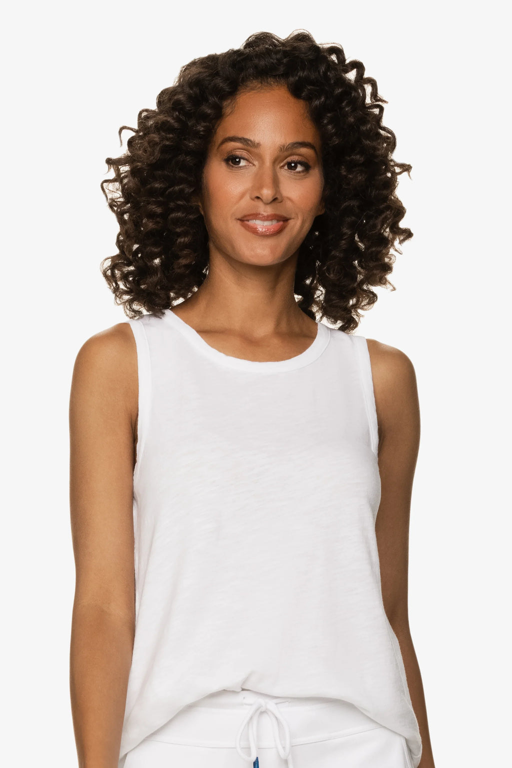 Classic Tank, White, Helen Jon